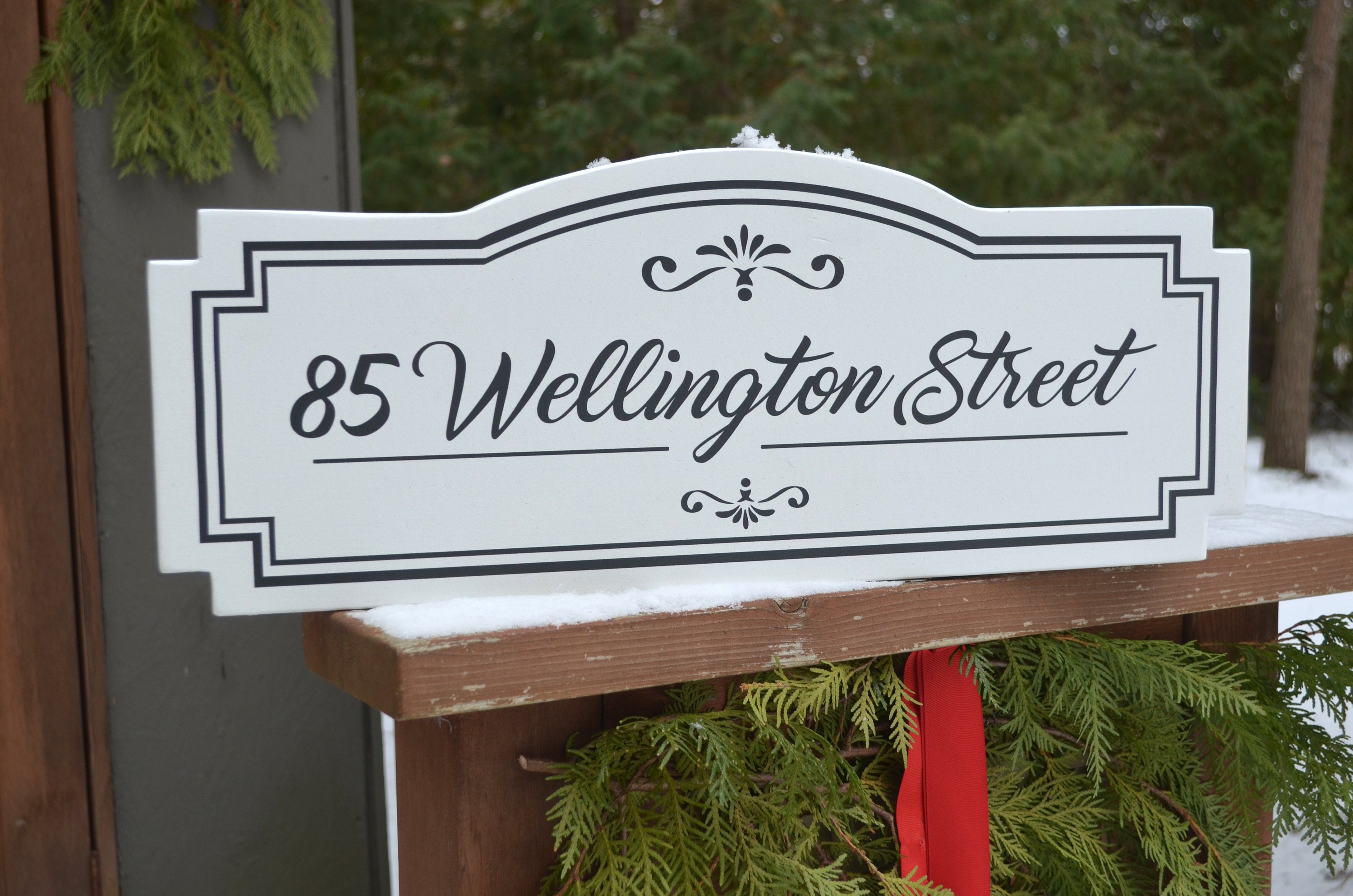 Personalized Address Sign Barnboard Sign Customized Painted - Etsy Canada