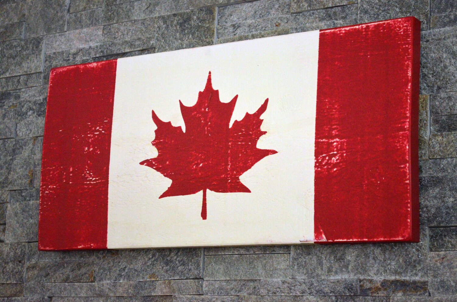 Canadian Flag Wooden Canada Flag Custom Wooden Canadian | Etsy Canada