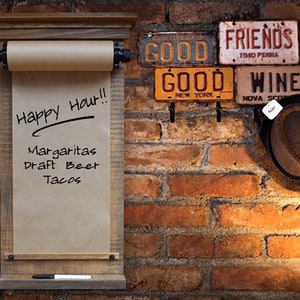 Hanging Note Roll Paper Barnboard Roll Kraft Paper Holder - Etsy Canada