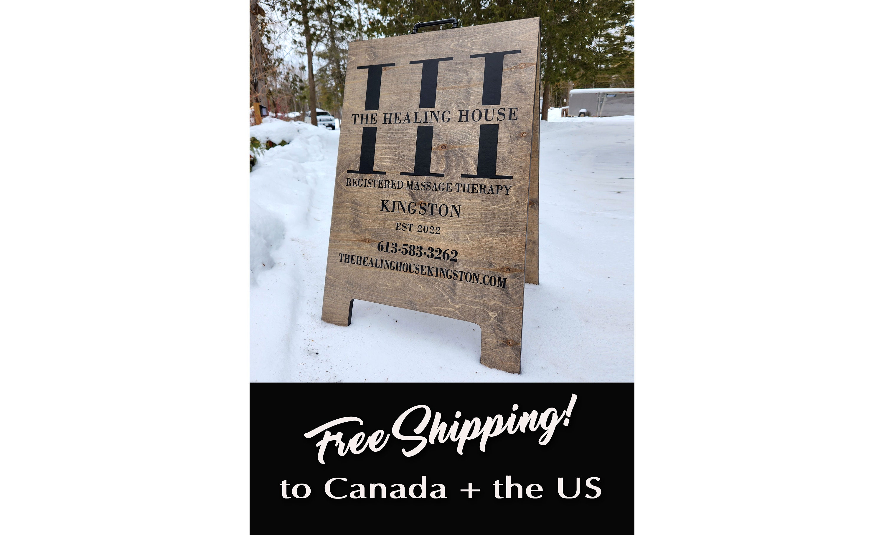 2-sided Custom Sandwich Board A-frame Sidewalk Sign - Etsy Canada