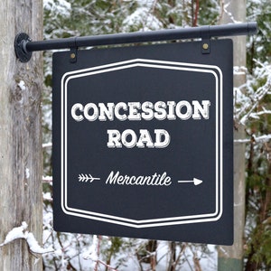 New Product Metal Blade Sign Vinyl Artwork Included Powder Coated Steel ...