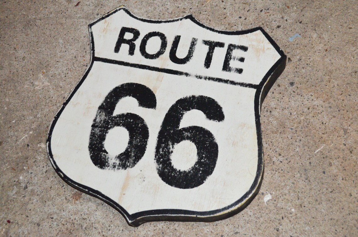 Route 66 Vintage Wood Sign Man Cave Sign Garage Sign Bar Sign - Etsy Canada
