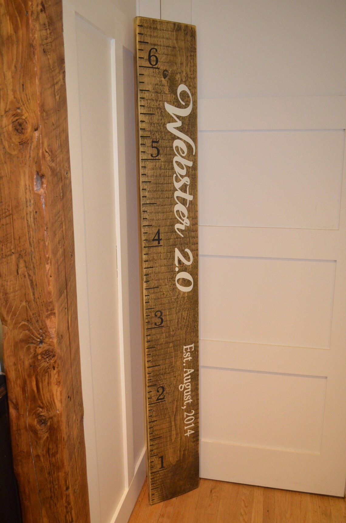 Children's Growth Chart Wooden Growth Chart Painted Wood | Etsy