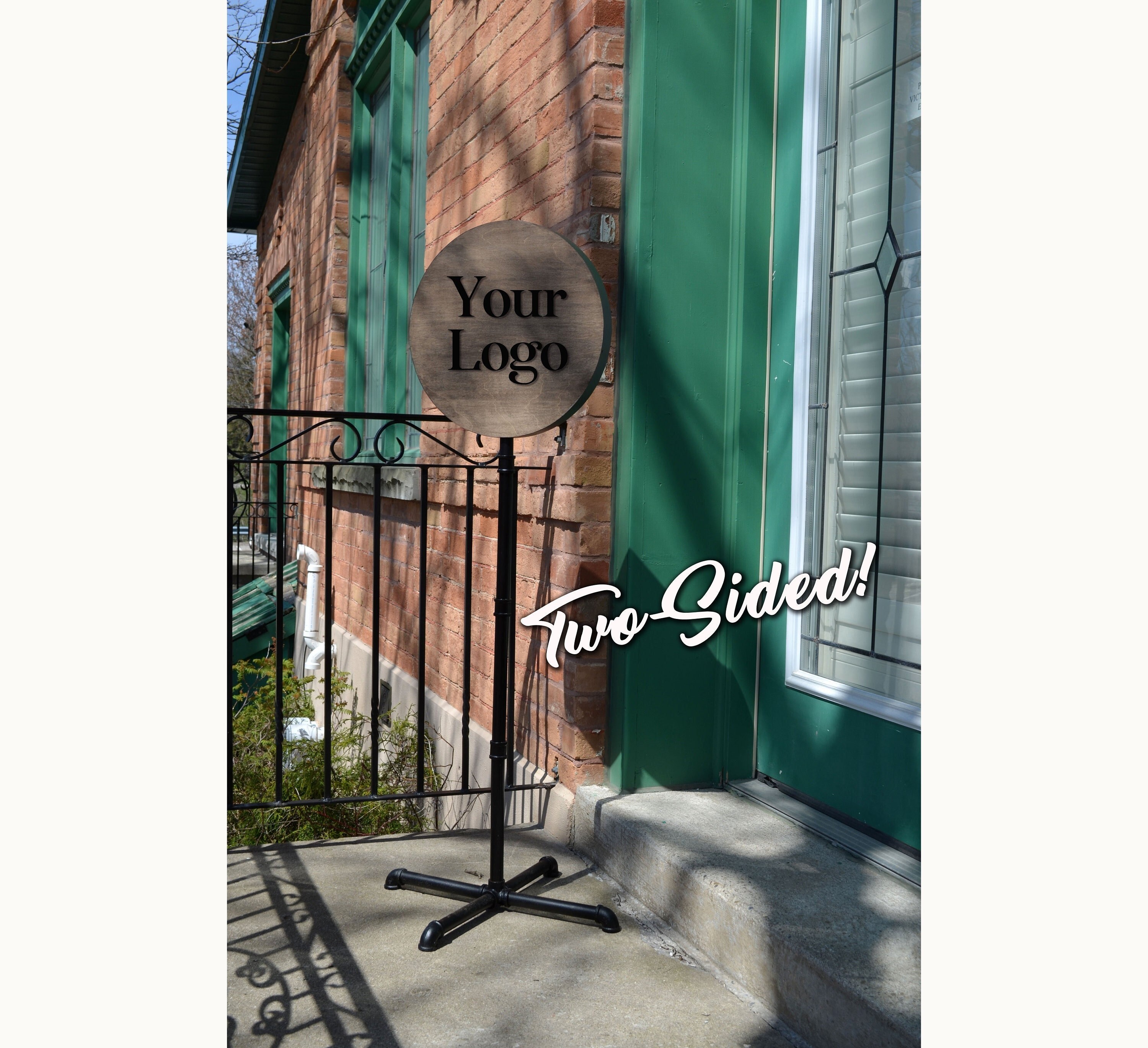 2-sided Custom Market Stand Painted Artwork Included Lollipop - Etsy Canada