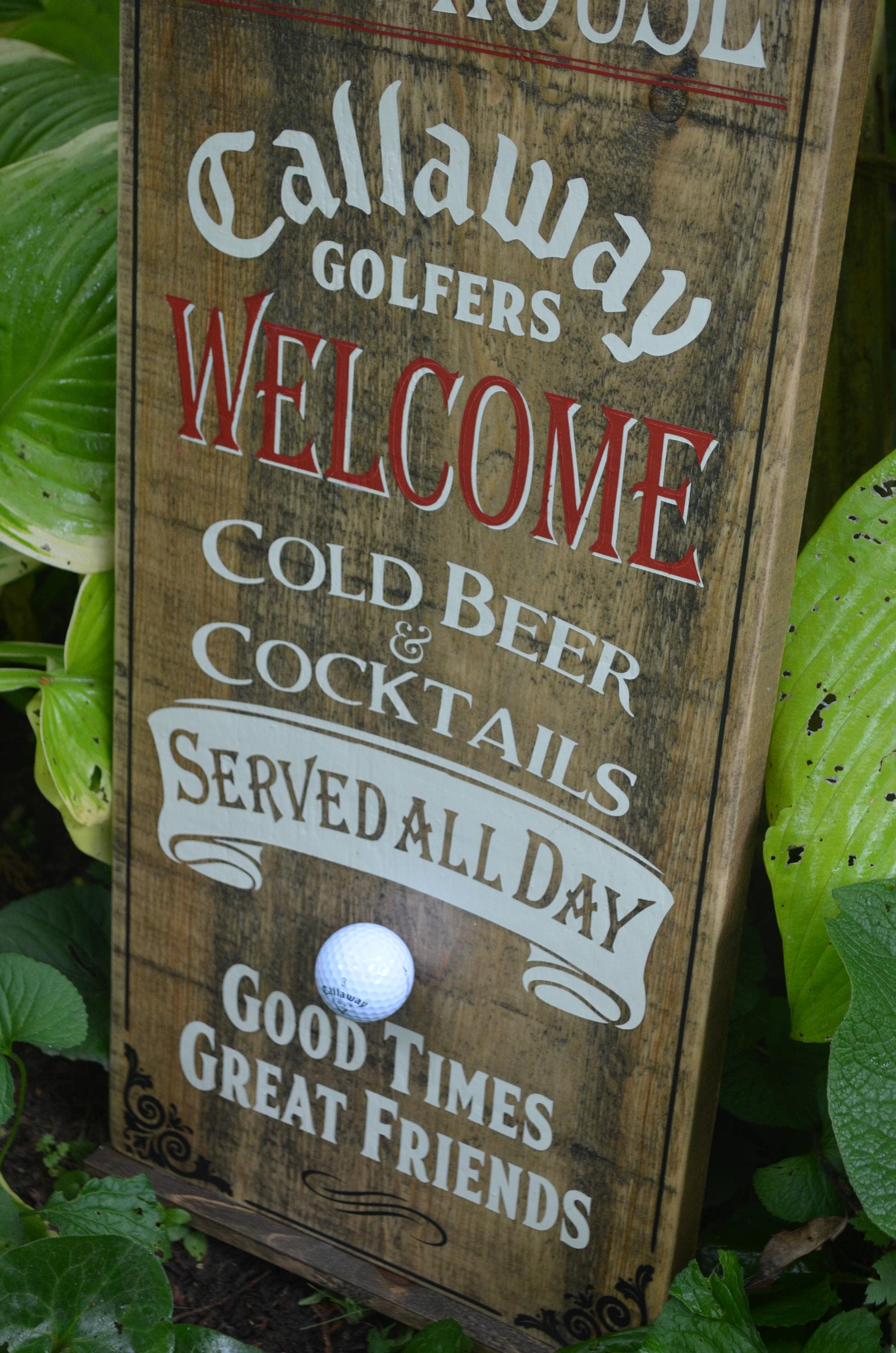 Rustic Wooden Sign Golf Sign 19th Hole Club House Sign Rustic - Etsy