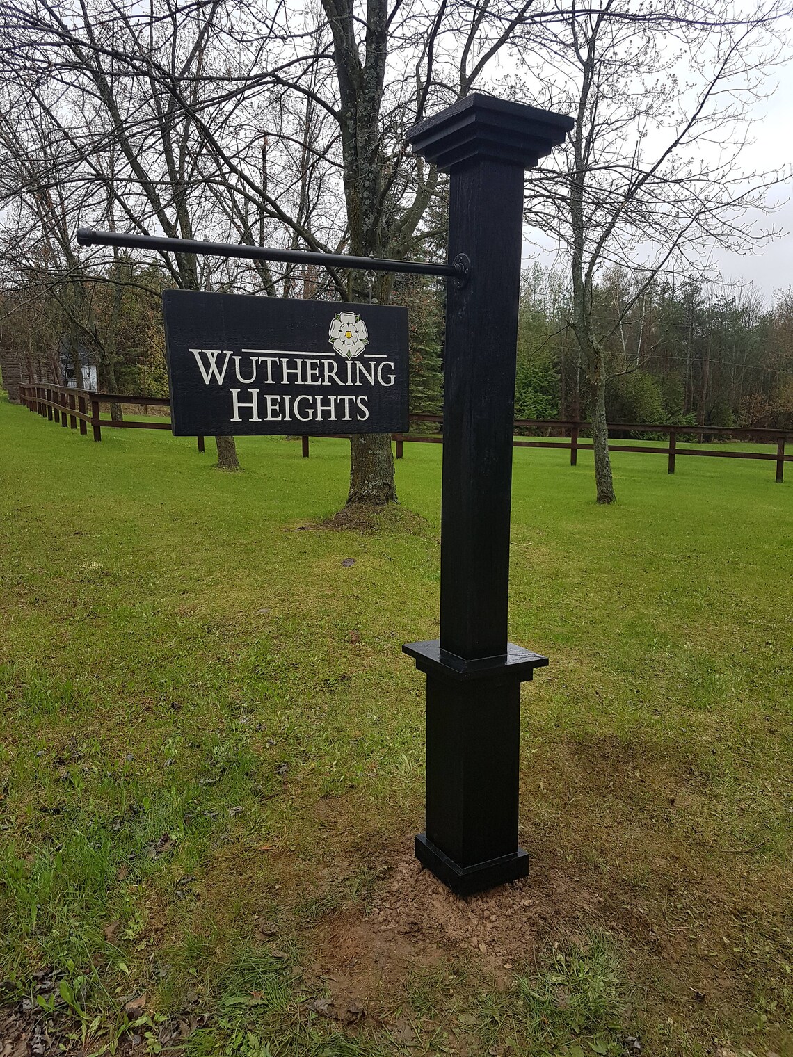 Curb Appeal Estate Sign Driveway Sign Custom Road Sign | Etsy