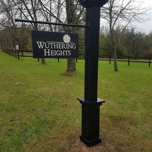 Curb Appeal! Estate Sign Driveway Sign Custom Road Sign Address Marker ...