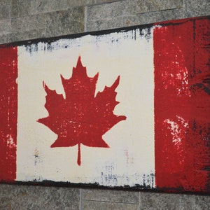 Distressed Canadian Flag Canada Flag Celebrate Canada 150 Years Custom ...
