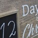 Days Til Christmas Rustic Barnboard Sign Days Til Christmas Wooden ...
