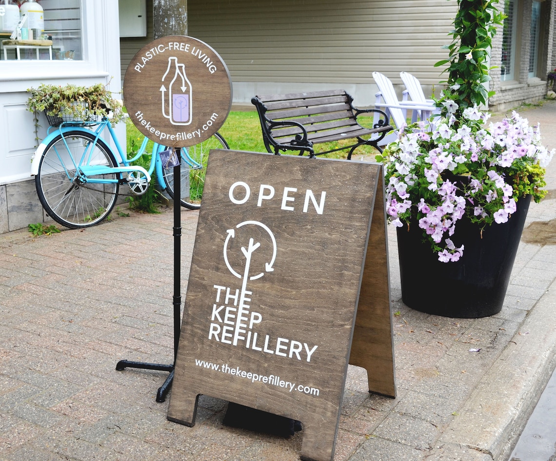 2-sided Custom Sandwich Board A-frame Sidewalk Sign - Etsy Canada