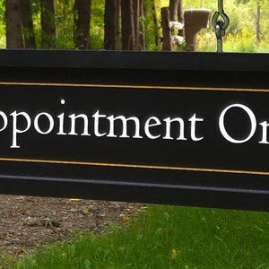 Custom Estate Signage Painted Wood Sign Storefront Business Property ...