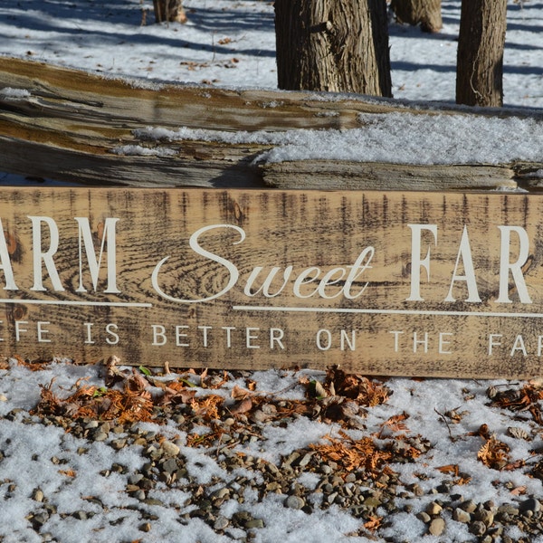Vintage Farm Sign - Etsy