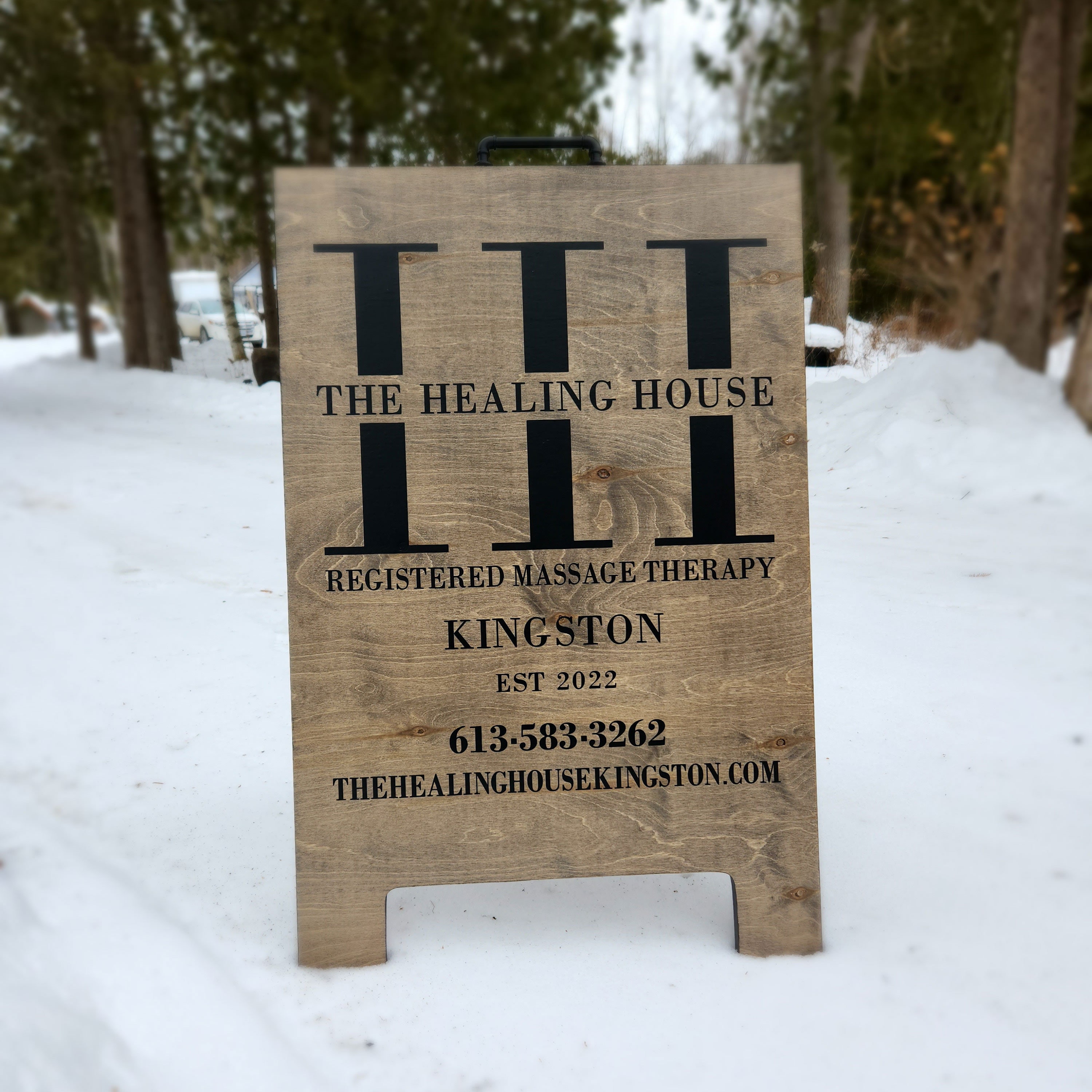 2-sided Custom Sandwich Board A-frame Sidewalk Sign Personalised ...