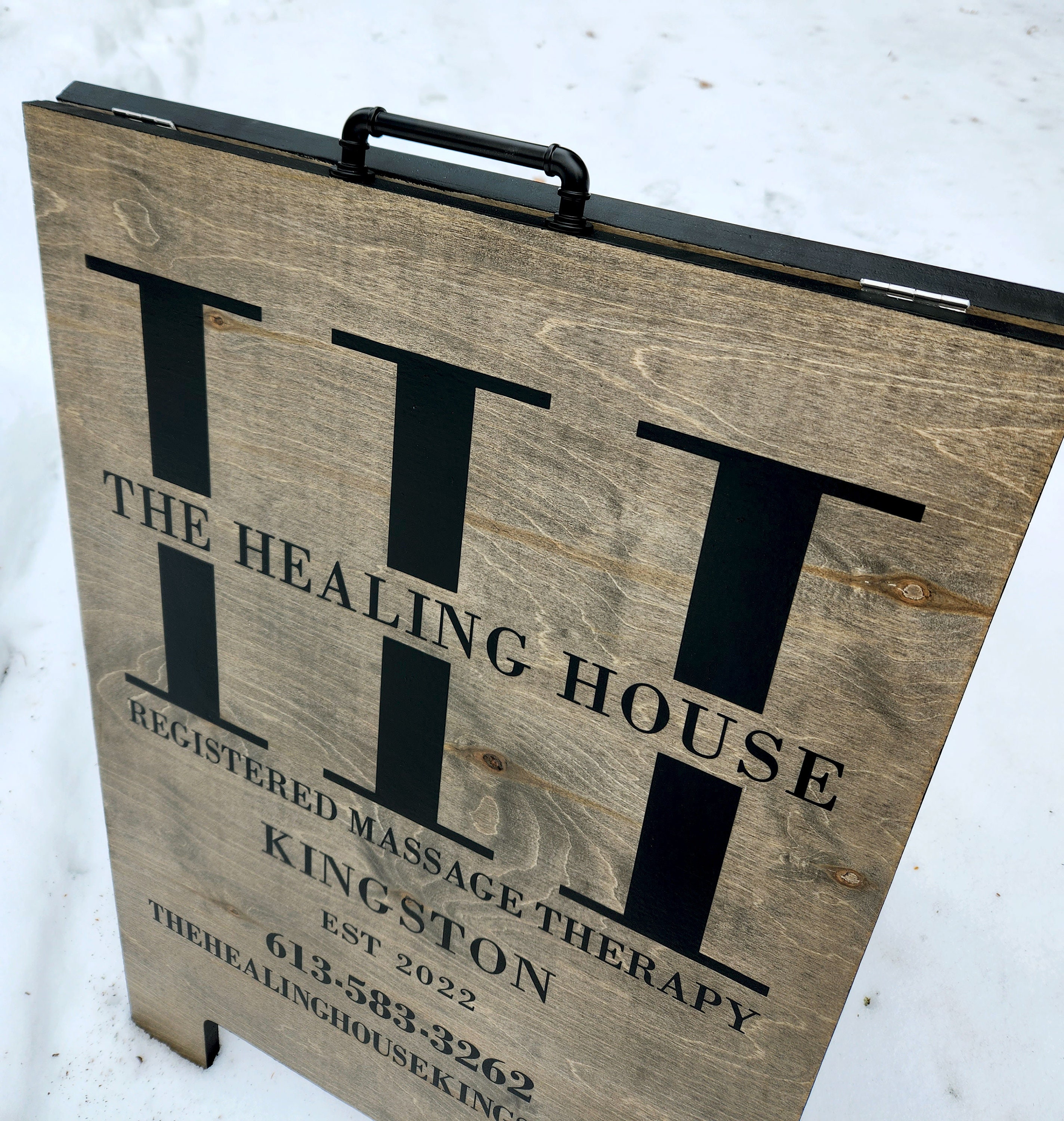 2-sided Custom Sandwich Board A-frame Sidewalk Sign Personalised ...