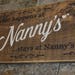 What Happens at Nanny's Stays at Nanny's Rustic Wooden Sign Farmhouse ...