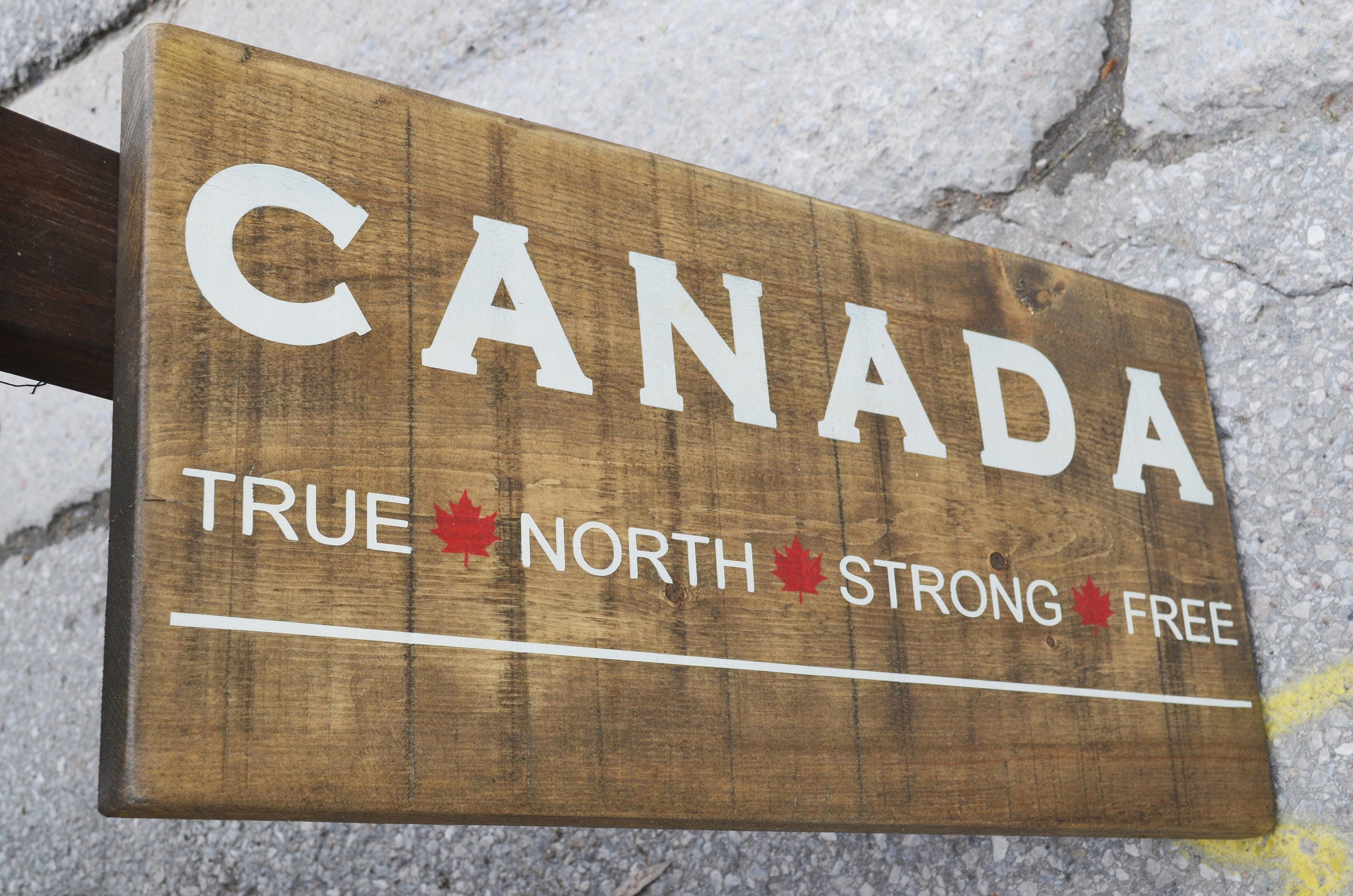Canada 150 Rustic Wooden Sign Celebrate Canada 150 Canada Flag | Etsy