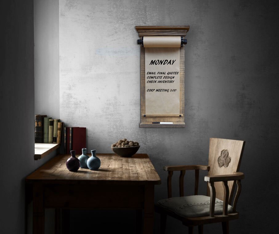 Hanging Note Roll Paper Barnboard Roll Kraft Paper Holder Paper Roll ...