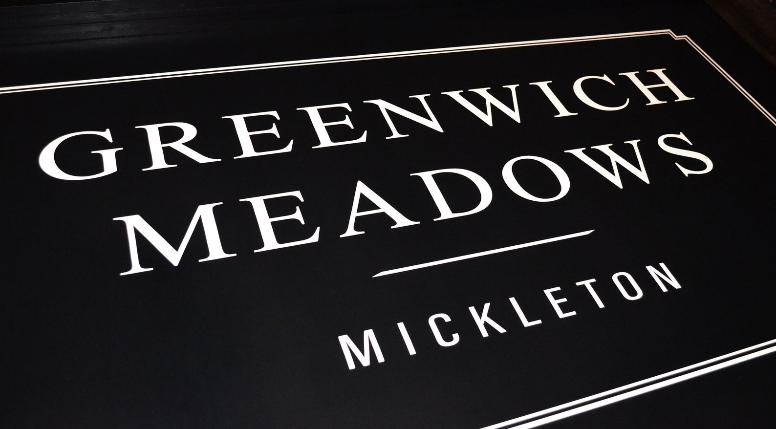 Custom Estate Signage Painted Wood Sign Storefront Signage - Etsy