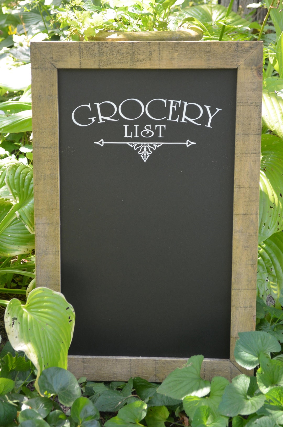 Chalk Board Sign Rustic Grocery List Sign Kitchen Sign Kitchen Grocery ...