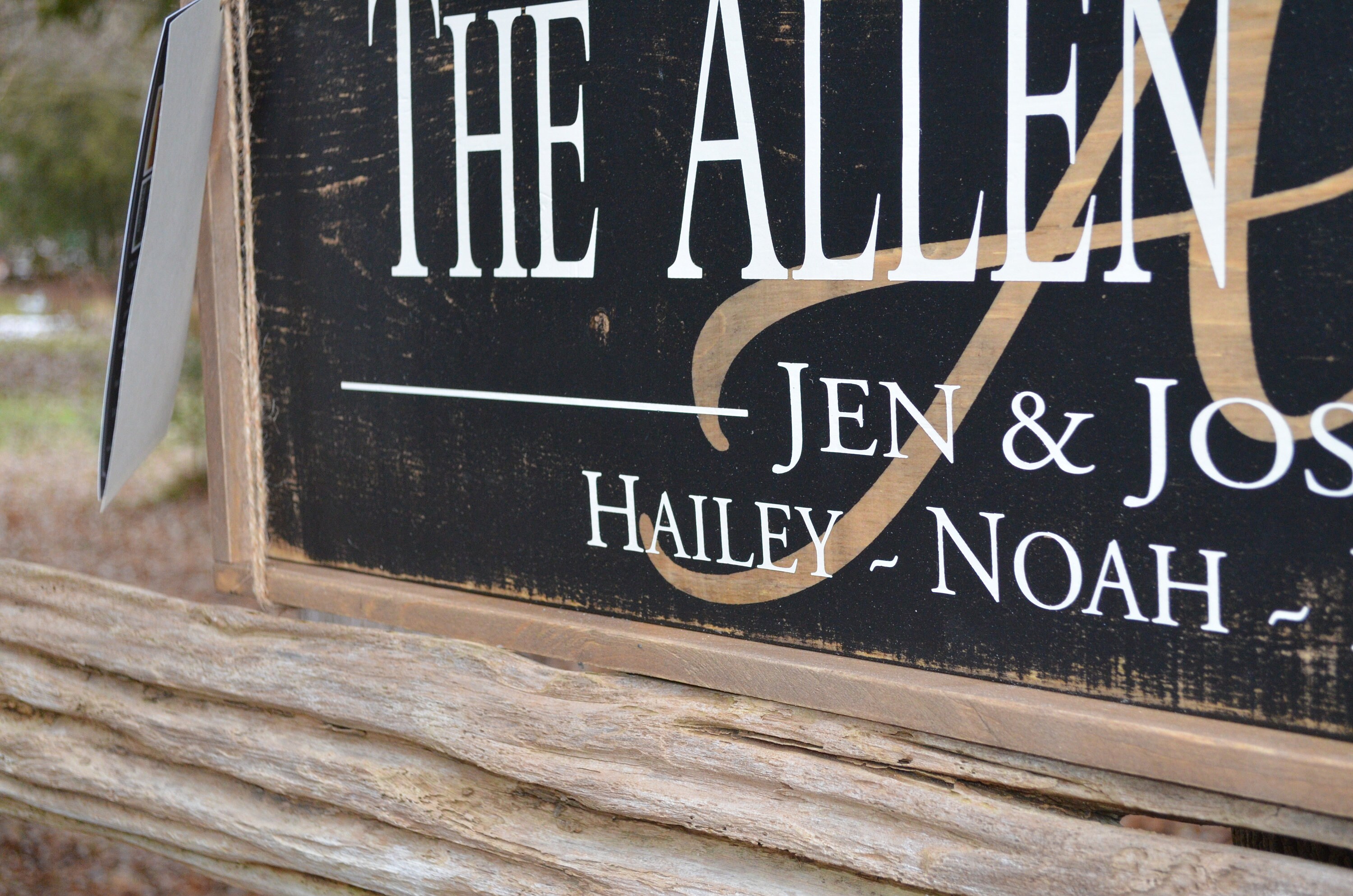 Personalized Established Sign Barnboard Family Sign Painted | Etsy