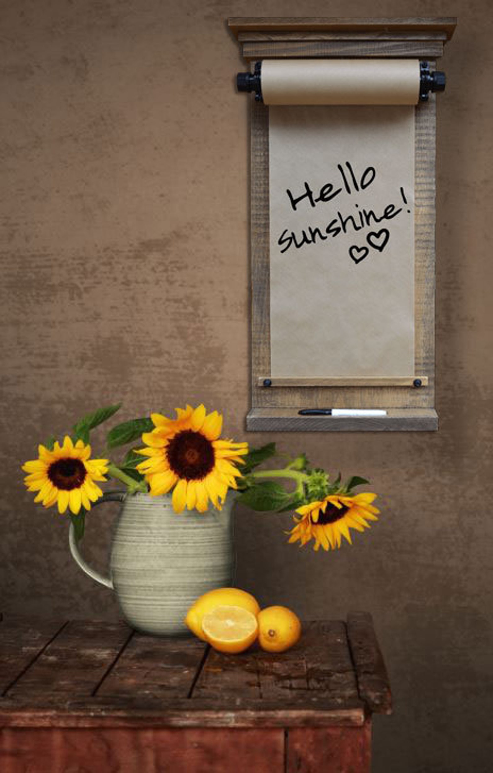 Hanging Note Roll Paper Barnboard Roll Kraft Paper Holder - Etsy Canada