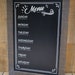 Chalk Board Sign Rustic Weekly Menu Sign Kitchen Sign Kitchen ...