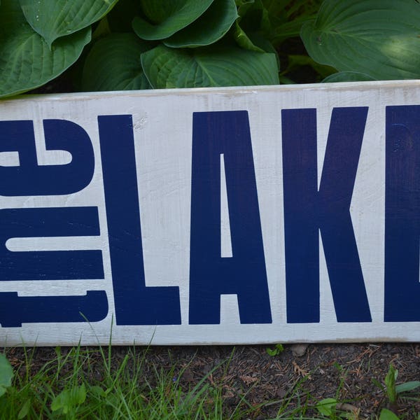 Lake Sign - Etsy Canada