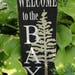 Welcome to the Bay Rustic Wood Sign Rustic Wooden Sign Cottage - Etsy ...