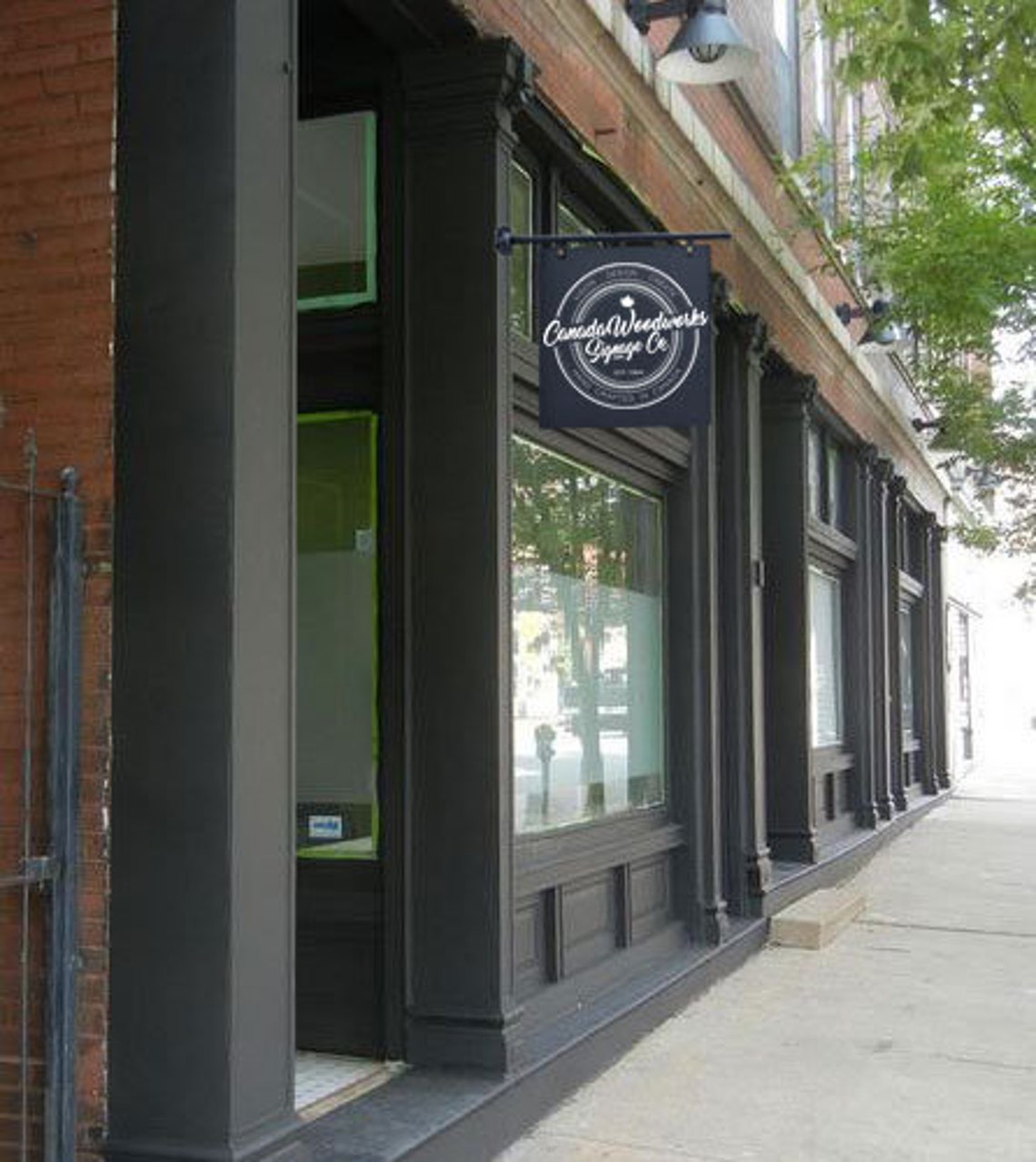 New Product! Metal Blade Sign Vinyl Artwork Included! Powder Coated ...