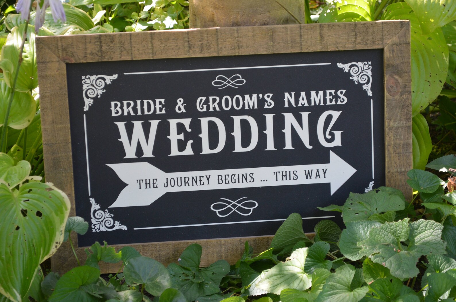 Barn Board Wedding Sign Personalized Wedding Signage Chalk - Etsy Canada