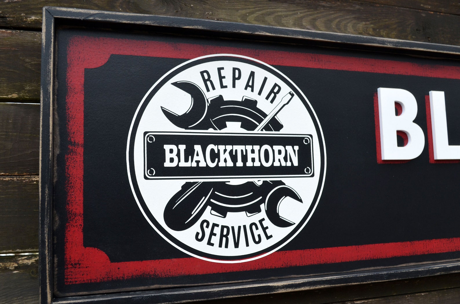 Garage Signage Acrylic and Wood 3-layer Sign Automotive - Etsy Canada