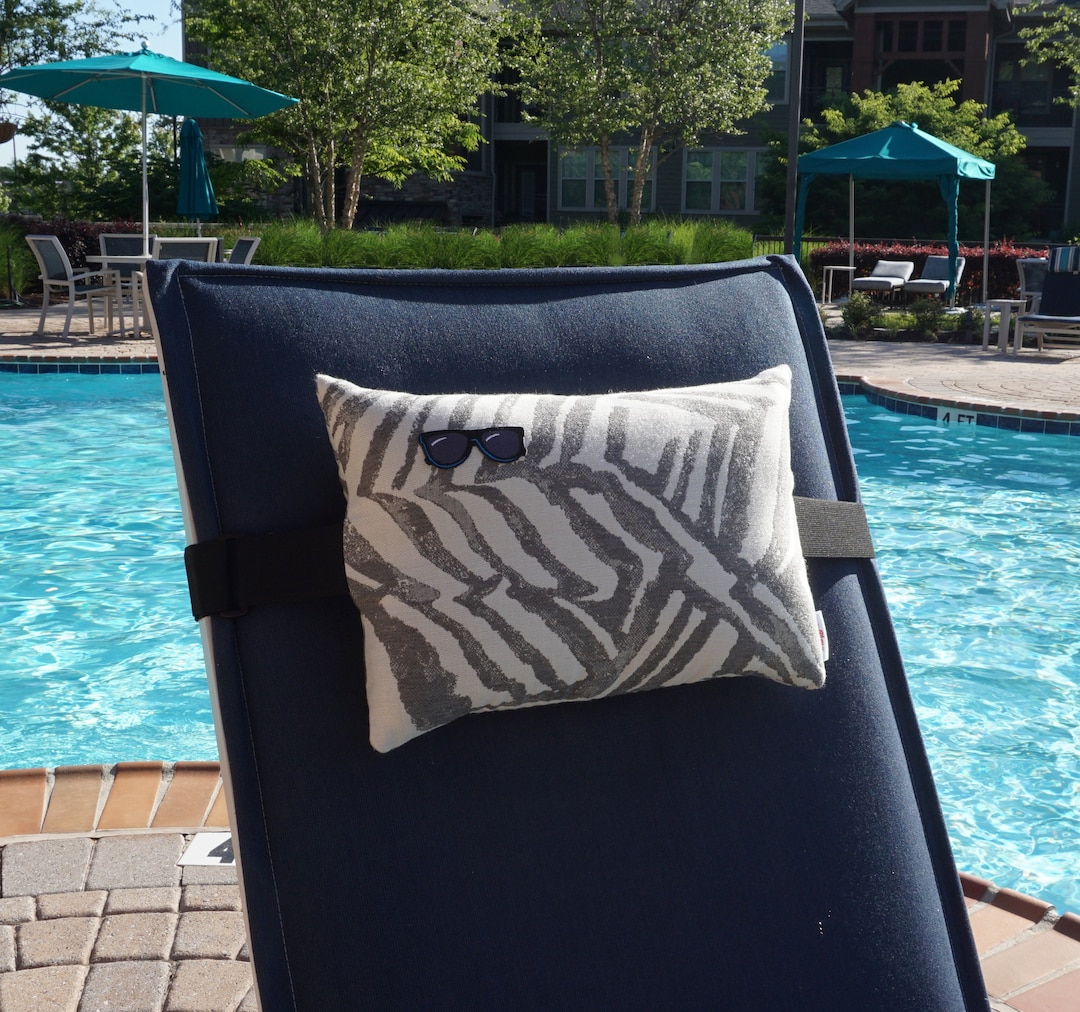 Outdoor Lounge Chair Pillow - Tiger Time - Etsy