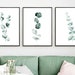 Watercolor Greenery Art Set Printable Digital Download - Etsy