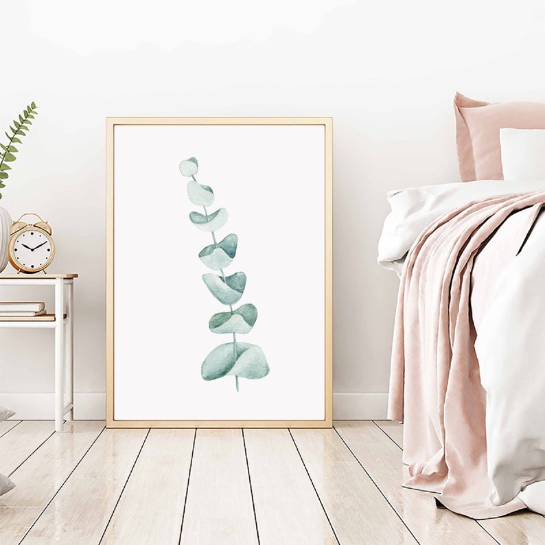 Watercolor Greenery Art Set Printable Digital Download - Etsy