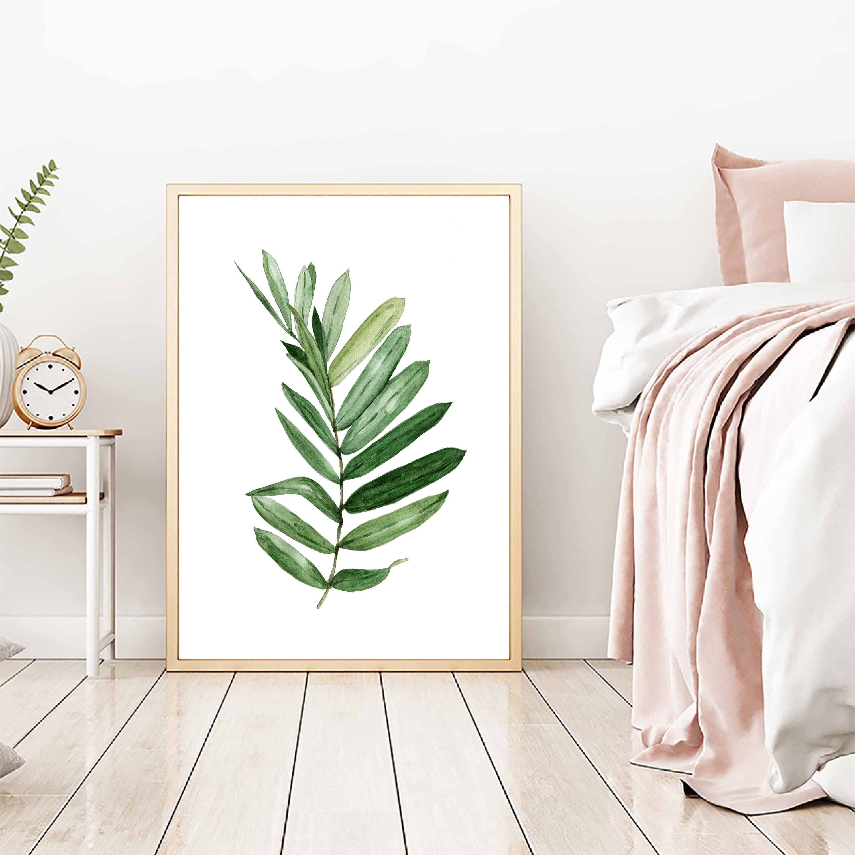 Watercolor Greenery Art Set Printable Digital Download Plant | Etsy