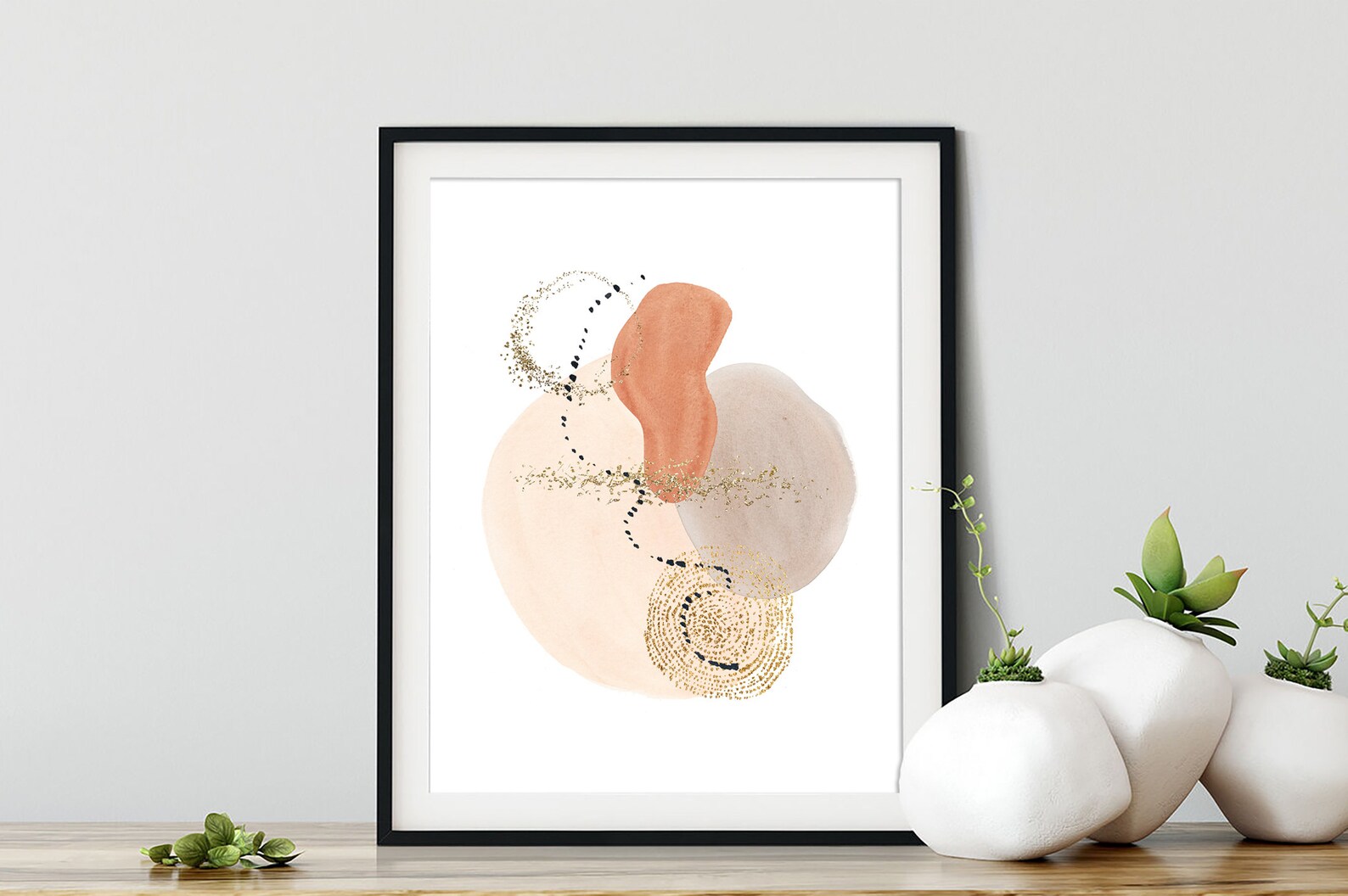 Abstract art set printable Download modern abstract art | Etsy