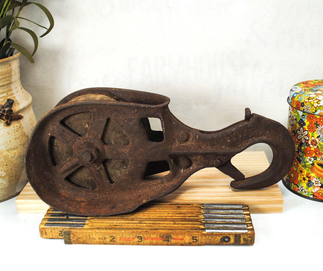 Antique Barn Pulley, Rustic Farmhouse or Country Decorative Accents - Etsy
