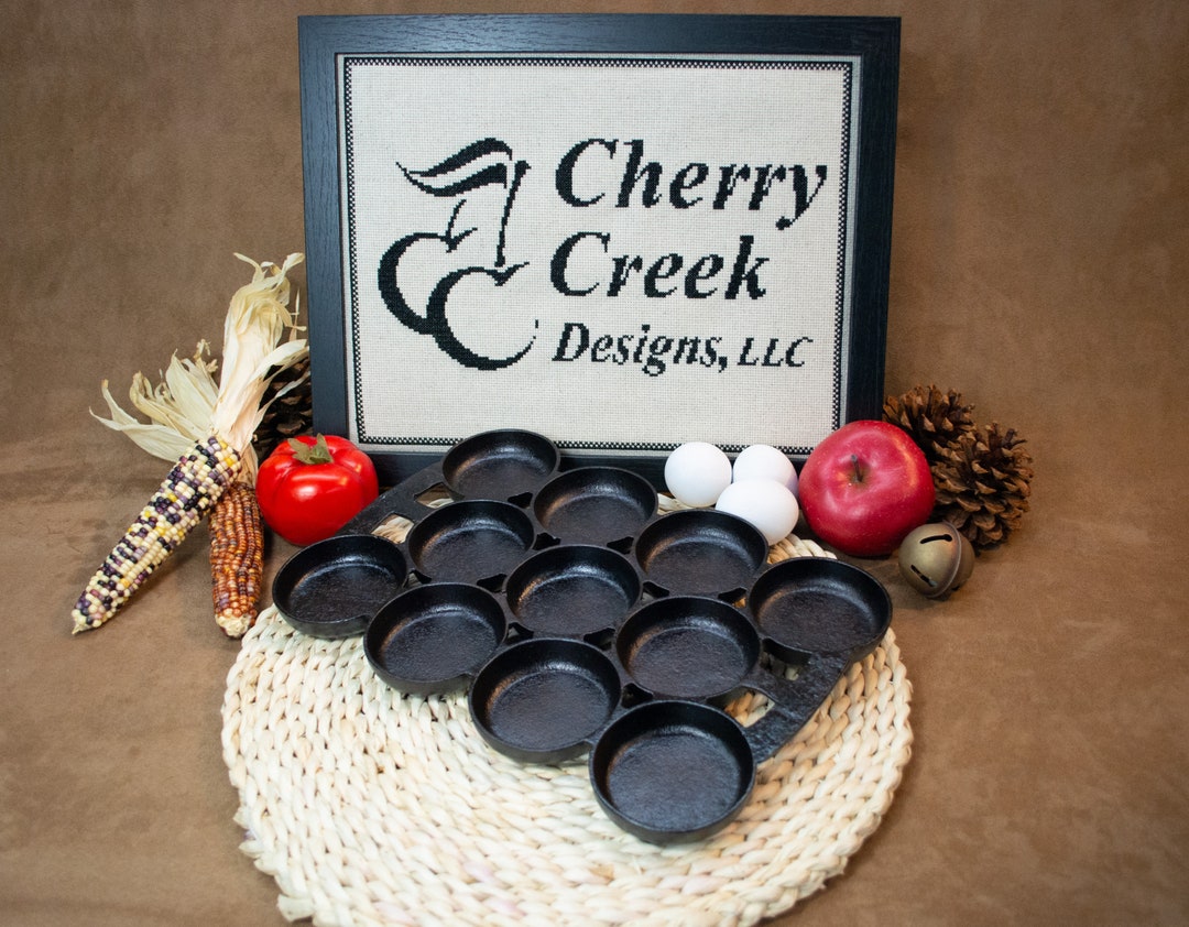 NICE Restored Unmarked N. Waterman Boston 2 Slot Gem Pan, 11 Cups ...