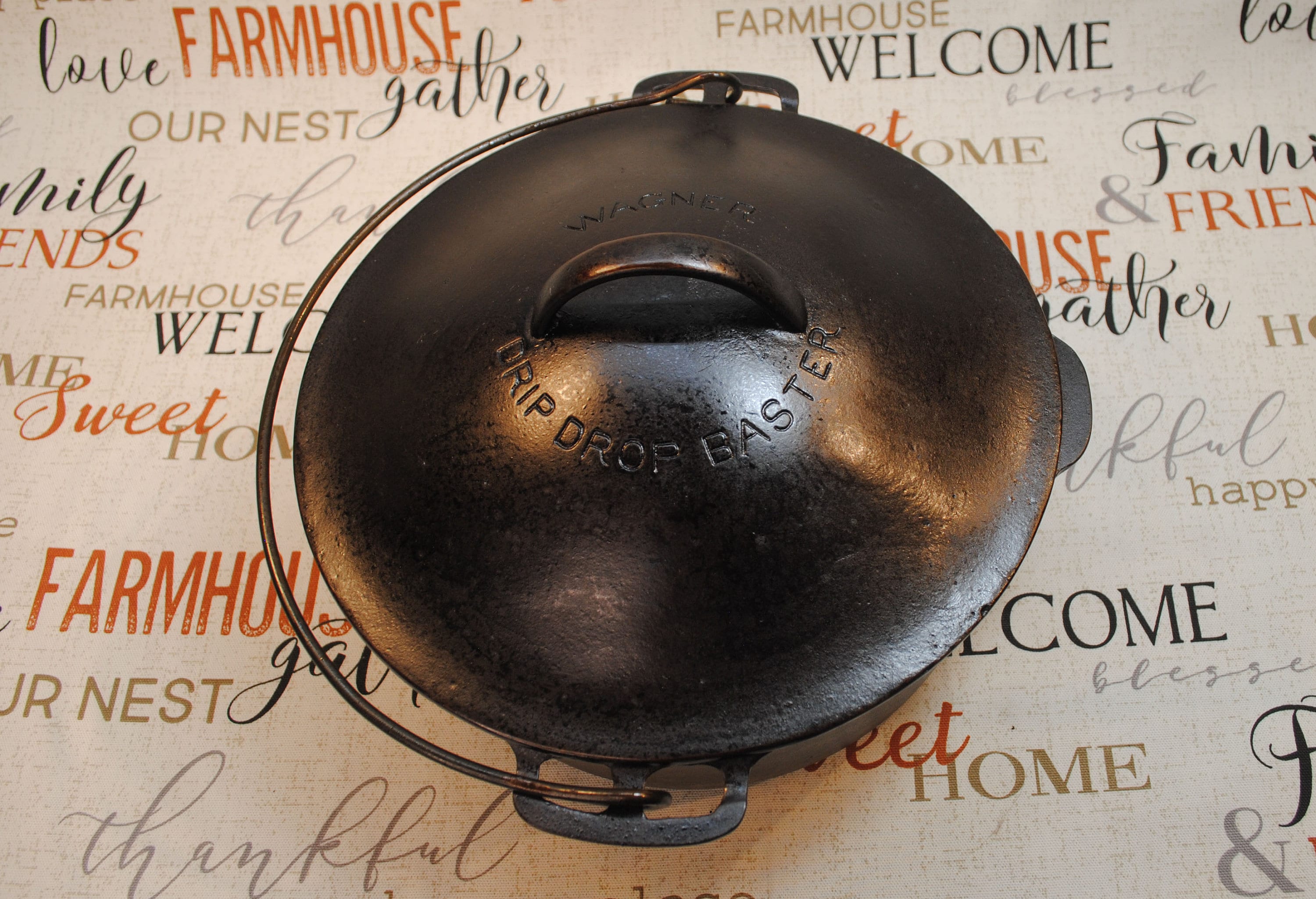 NICE Wagner Ware No. 8 Drip Drop Baster Dutch Oven, P/n 1268K, Vintage Cookware Camp Cookware - Etsy