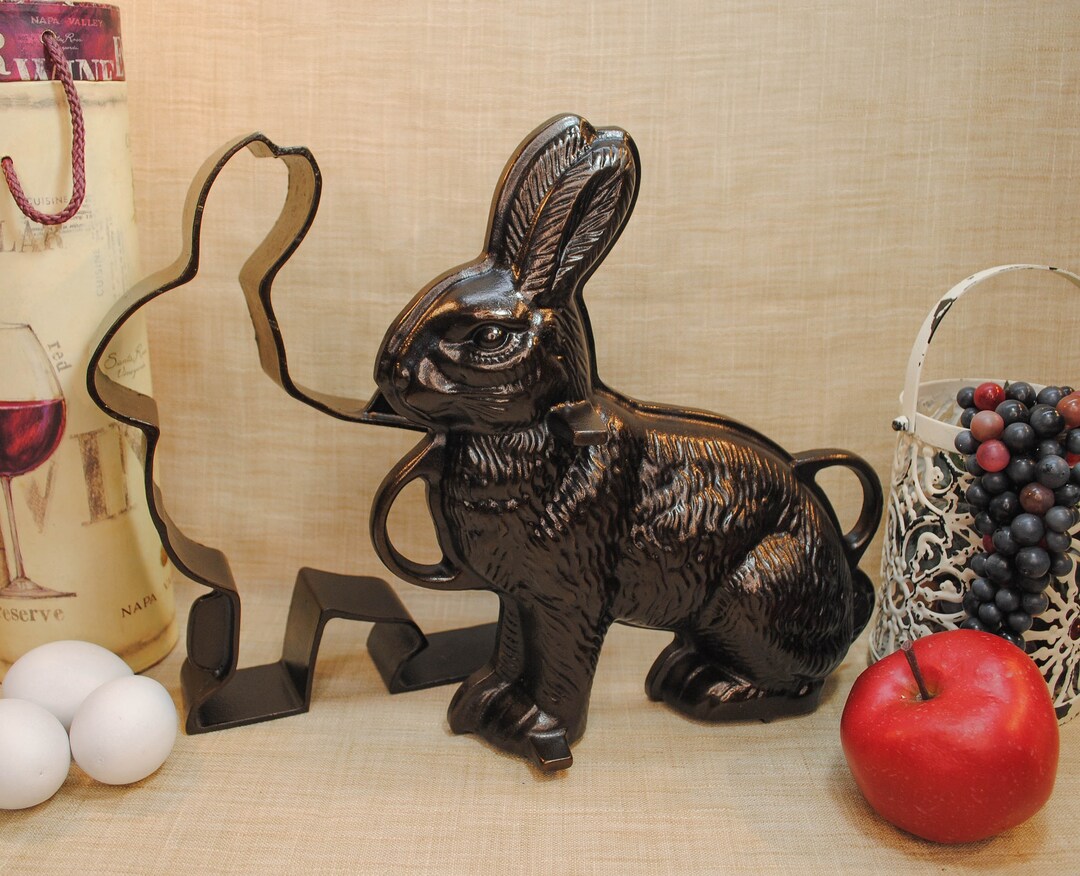 EXTREMELY RARE Griswold Rabbit Cake Mold With Cast Iron Riser - Etsy