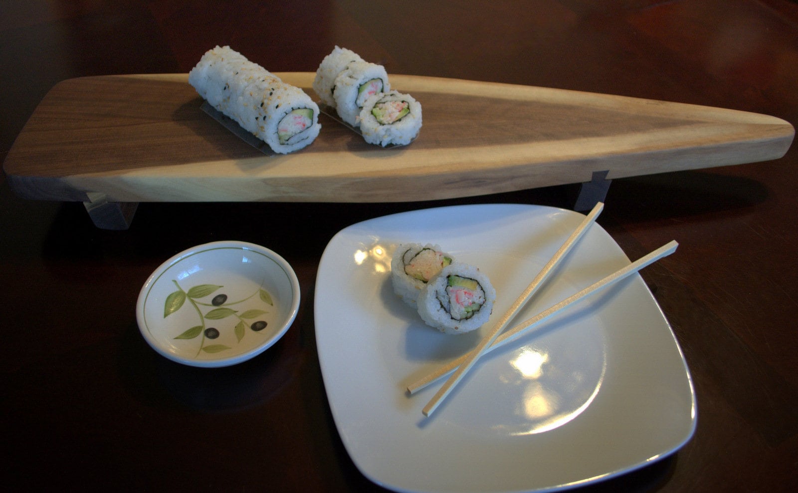 Sushi Board Cutting Board Serving Board Reclaimed Wood - Etsy