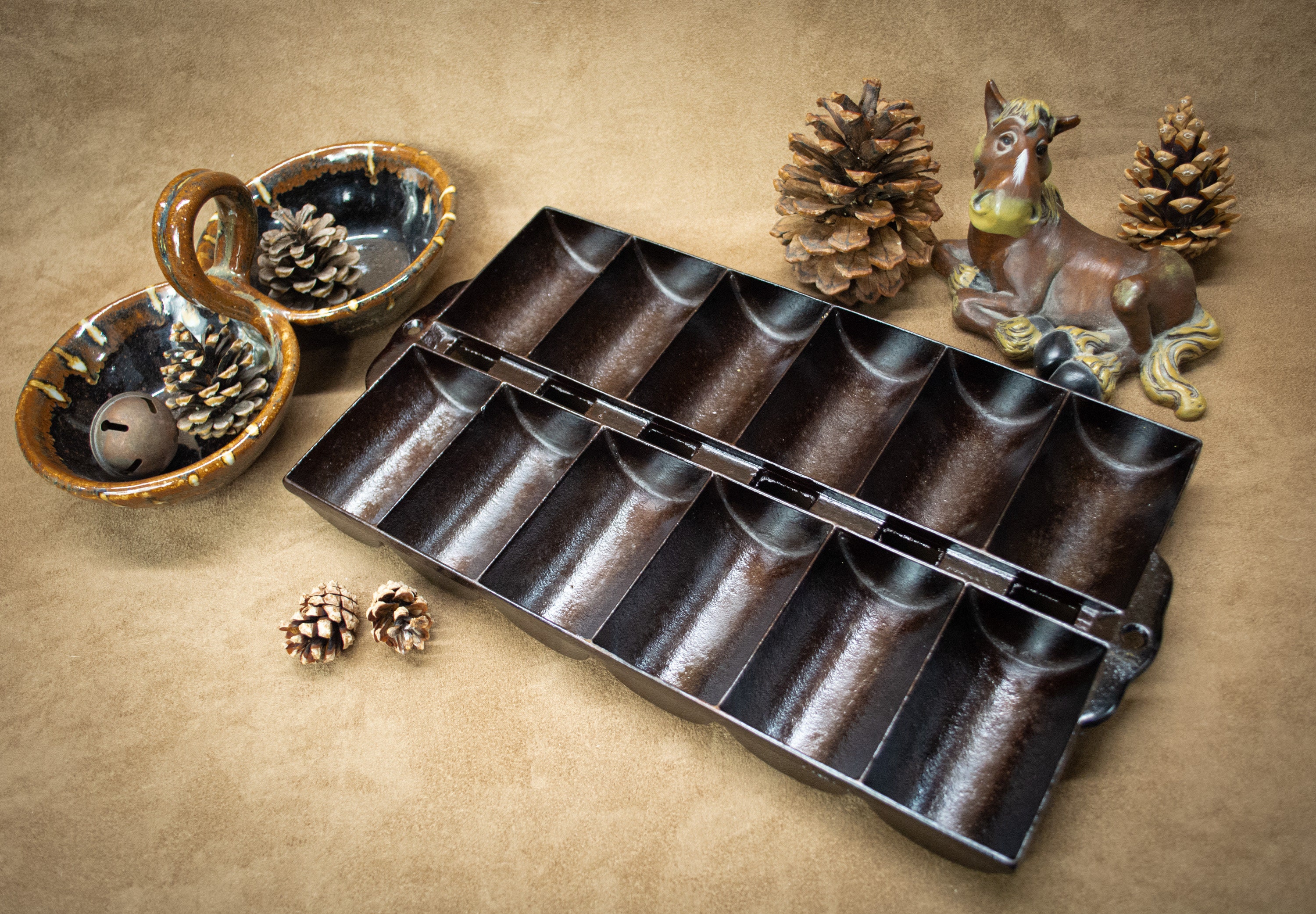 NICE Restored Unmarked Wagner New England Style French Roll Pan ...