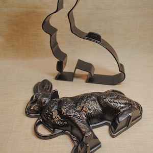 EXTREMELY RARE Griswold Rabbit Cake Mold With Cast Iron Riser - Etsy