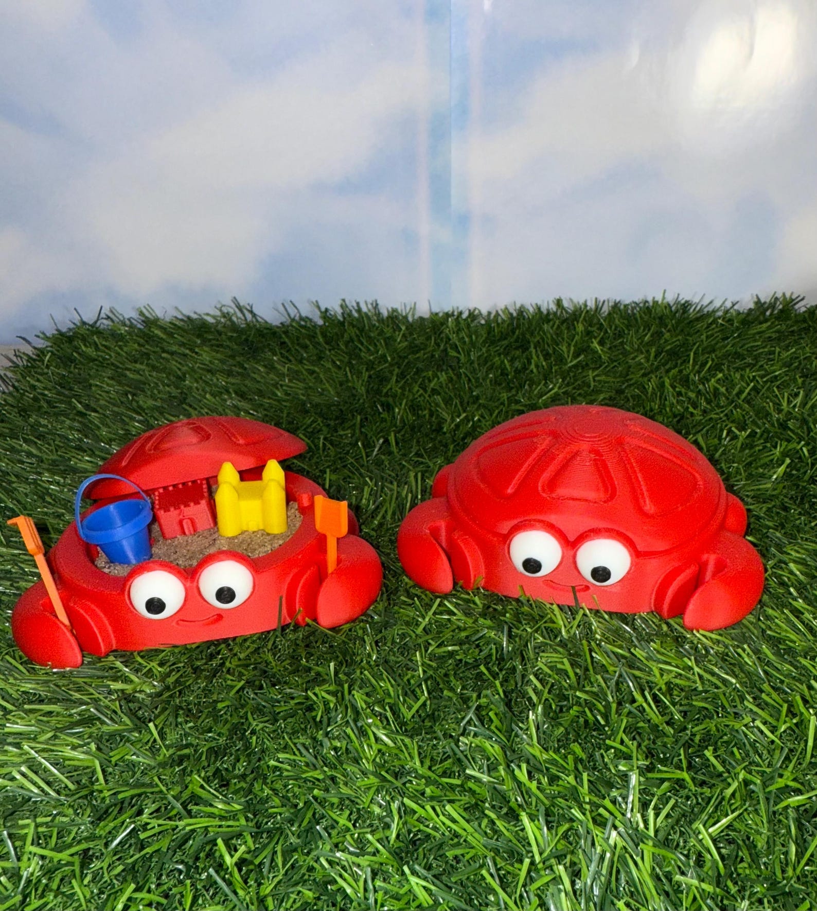 Little Red Crab 3d Printed Sandbox, Zen Garden , Dollhouse Miniature - Etsy