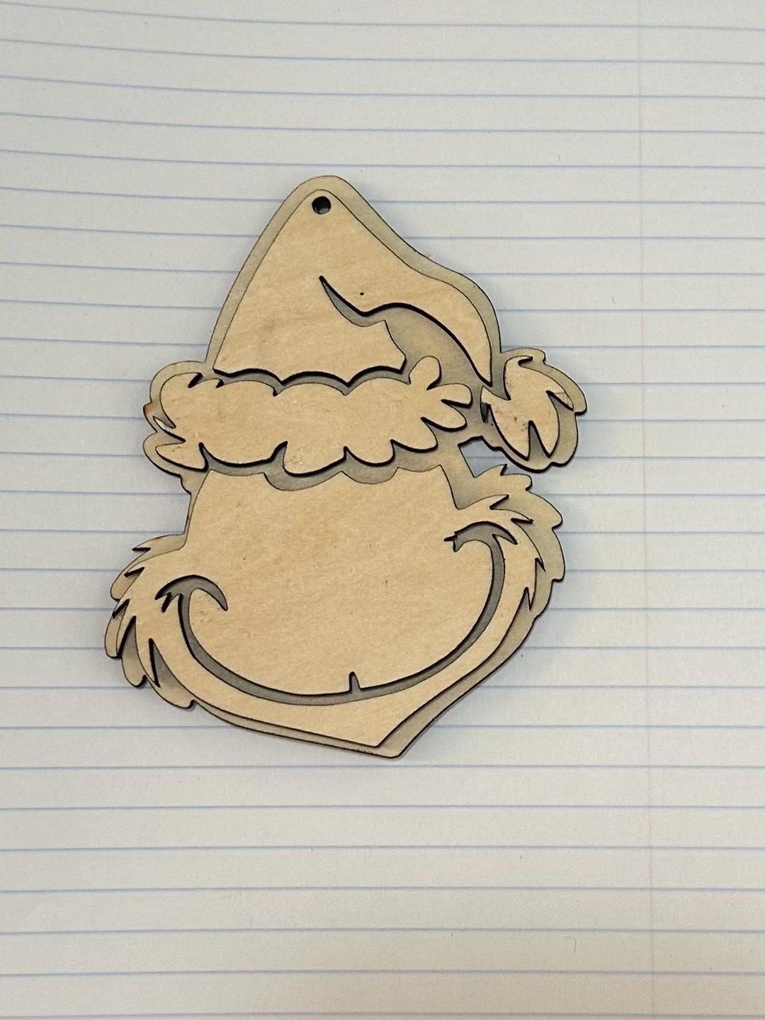 Wooden Unfinished Face Mr Mean One Grinch Inspired - Etsy