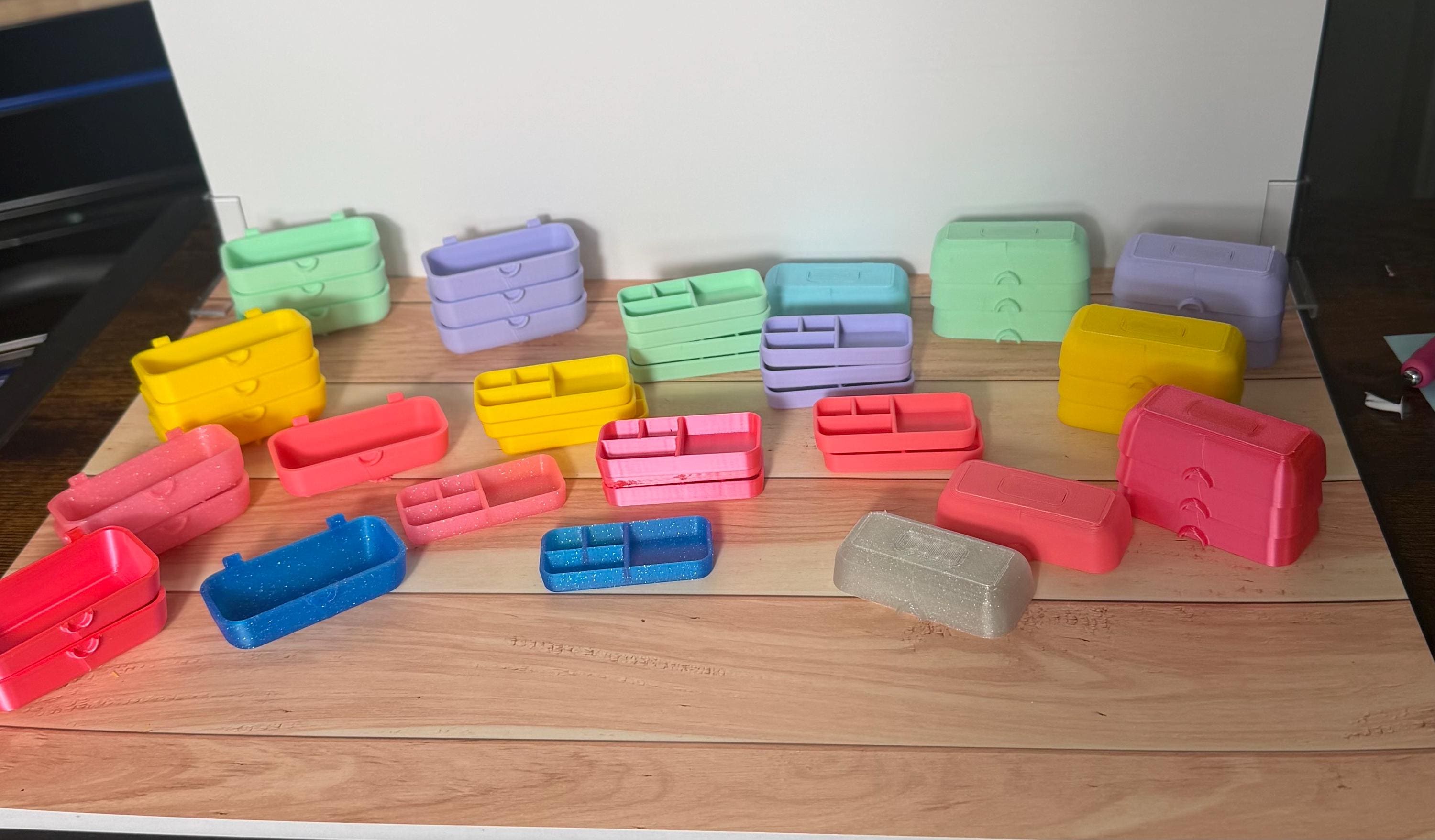 Mystery Color Mini Caboodles – 3D Printed Organizer Box With Handle ...
