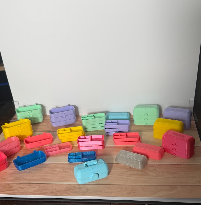 Mystery Color Mini Caboodles – 3D Printed Organizer Box With Handle ...