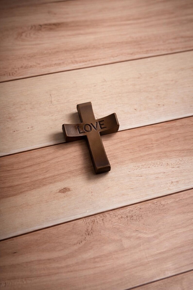 Worry Fidget Cross 3D Printed Pocket Prayer Cross Comfort Cross for ...