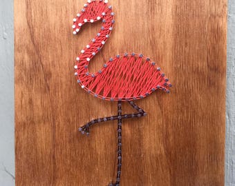 Flamingo String Art - Etsy