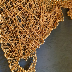 Custom Country String Art - Etsy